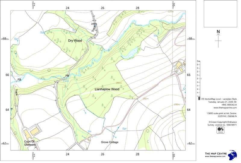 Ordnance Survey 1 5 000 Map - PDF Sent by E-mail