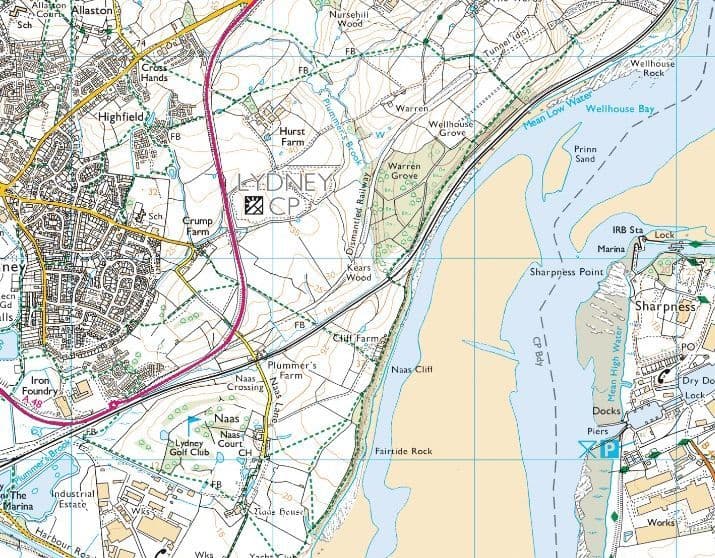 Ordnance Survey Bespoke Explorer Map at 1 25 000