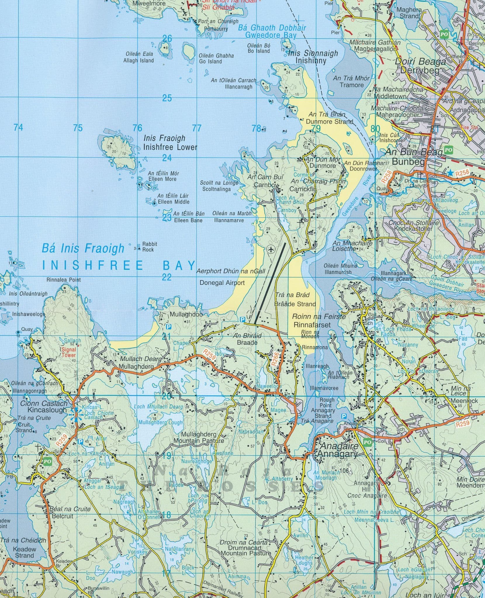 Ordnance Survey Ireland 1 50 000 - Map 01 - Donegal NW