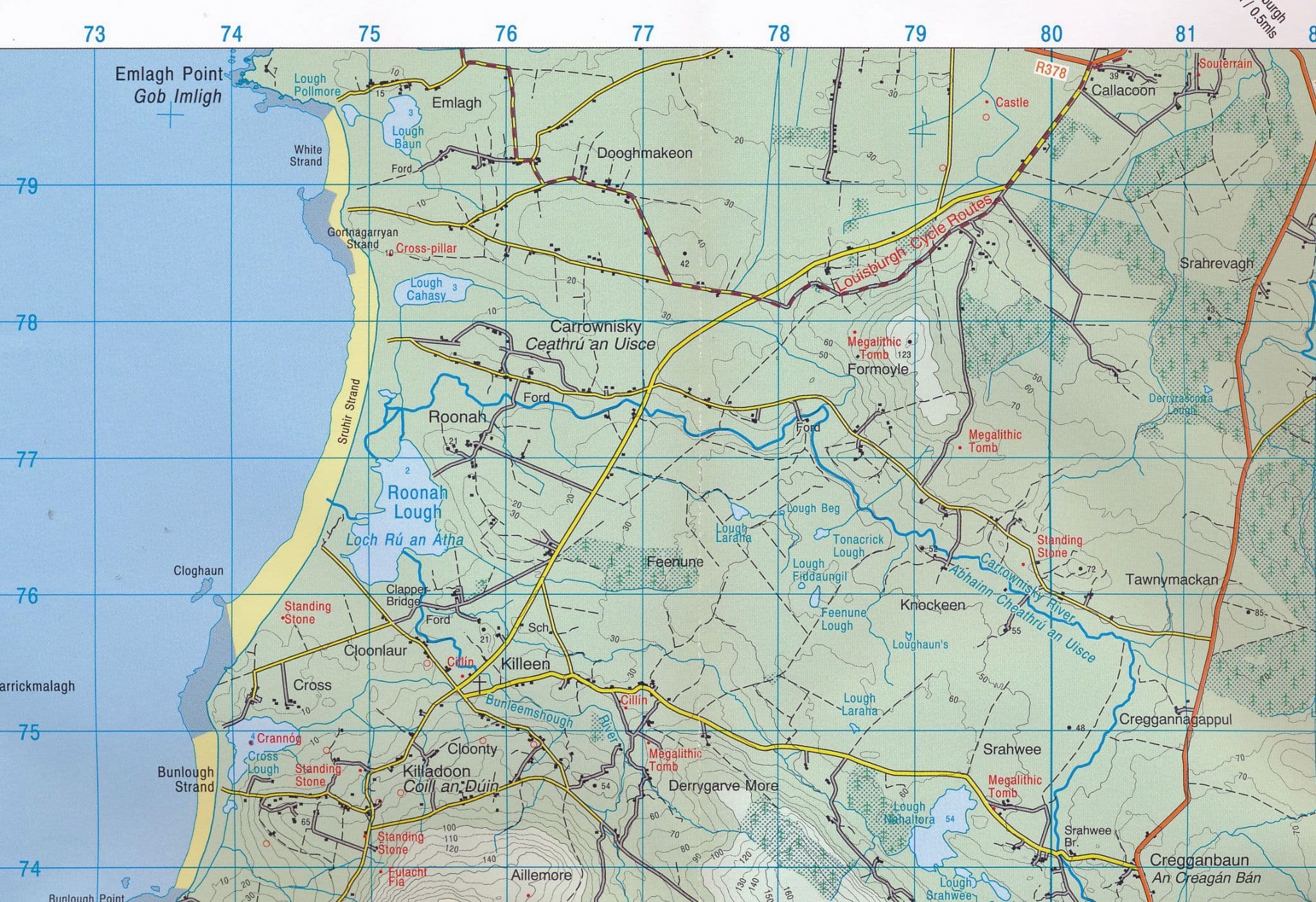 Ordnance Survey Ireland 1 50 000 - Map 37 - Mayo SW / Galway
