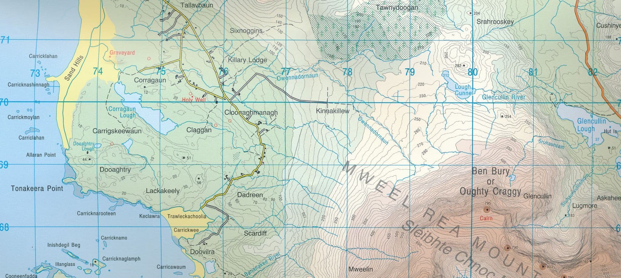Ordnance Survey Ireland 1 50 000 - Map 37 - Mayo SW / Galway