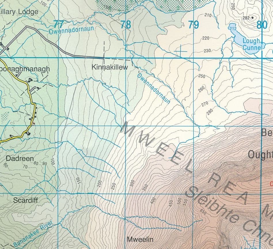 Ordnance Survey Ireland 1 50 000 - Map 37 - Mayo SW / Galway
