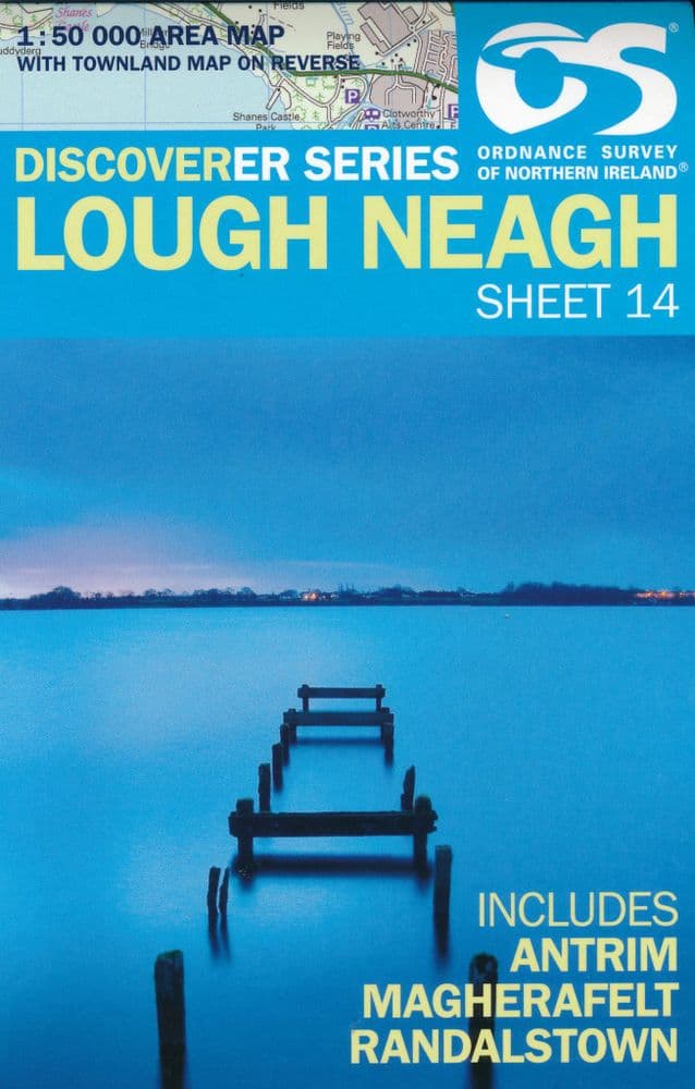 Ordnance Survey Northern Ireland 1 50 000 - Map 14 - Lough Neagh Antrim ...