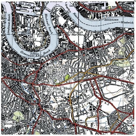 Ordnance Survey One Inch Map - New Popular Edition 1940 - 1948 at 1 50 000