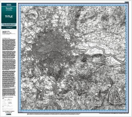 Ordnance Survey One Inch Map - New Series Revised 1893 - 1903 at 1 50 000