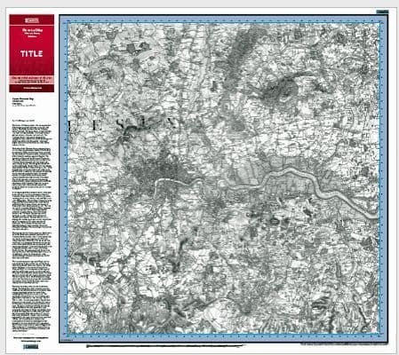Ordnance Survey One Inch Map Old Series 1805 -1874 at 1 50 000