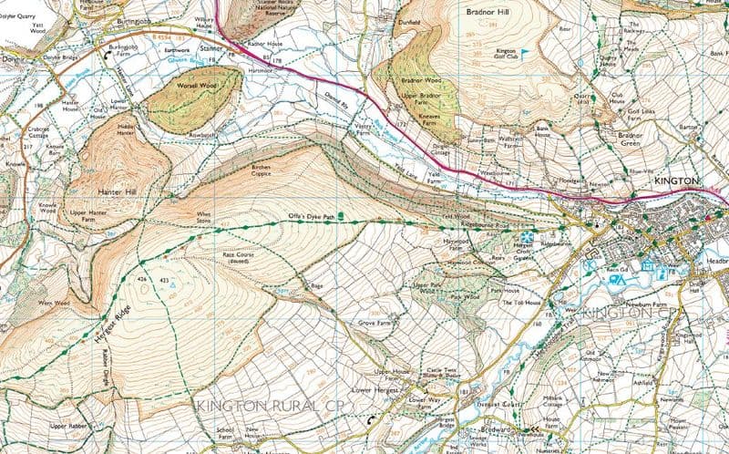 Ordnance Survey Path Finder 1 25 000 - Wall Map