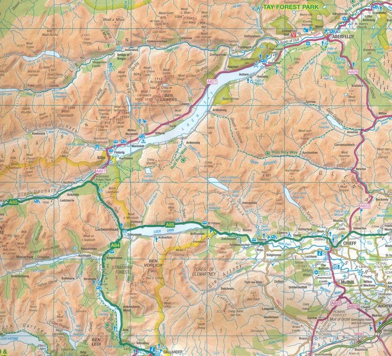 Ordnance Survey Road Map 3 - Southern Scotland