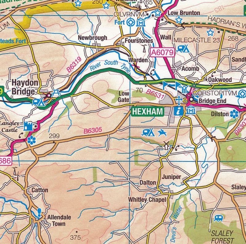 Ordnance Survey Road Map 4 - Northern England