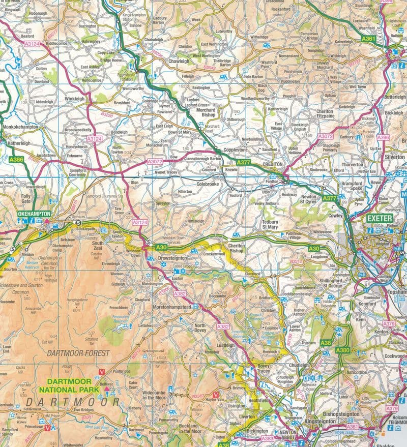 Ordnance Survey Road Map 7 - South West England