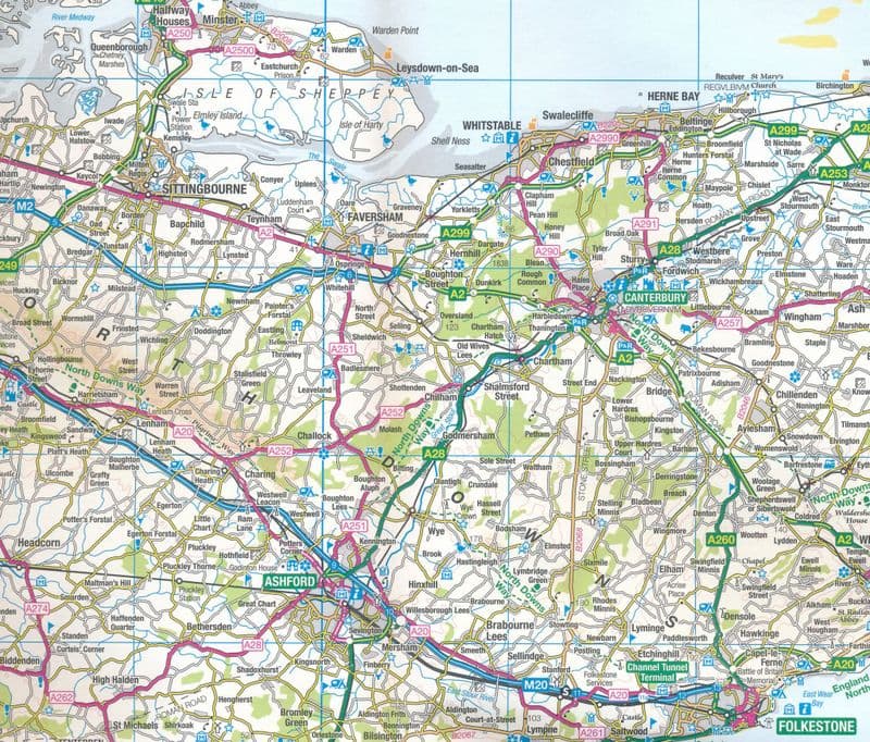 Ordnance Survey Road Map 8 - South East England