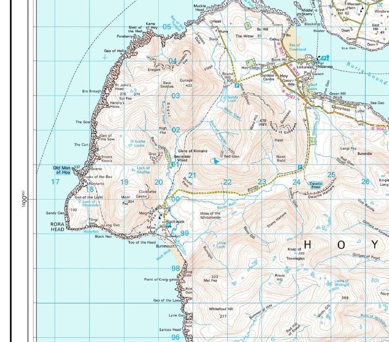 Orkney Islands South - Wall Map - 1 50 000 - The Map Centre Press
