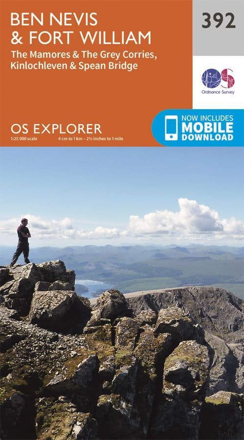 OS Explorer 392 Ben Nevis