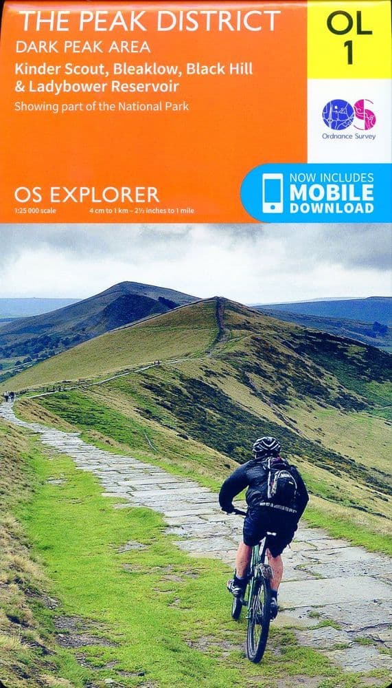 OS Explorer OL 01 The Peak District