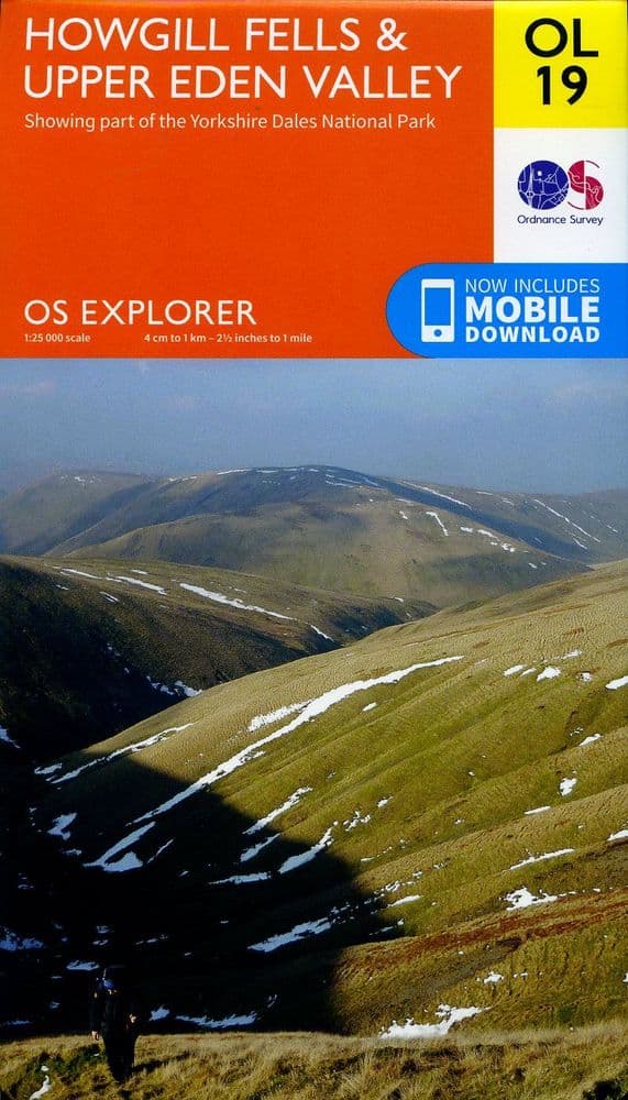 OS Explorer OL 19 Howgill Fells
