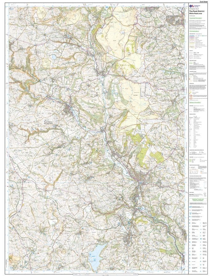 OS Explorer OL 24 The Peak District