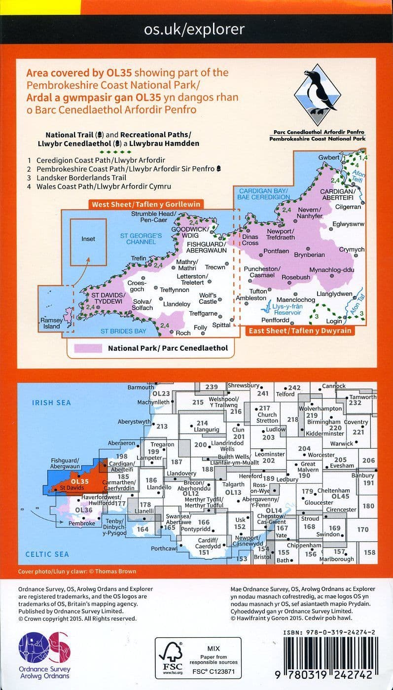 OS Explorer OL 35 North Pembrokeshire