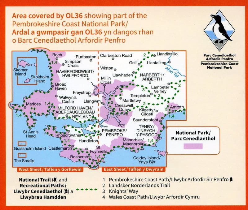 OS Explorer OL 36 South Pembrokeshire