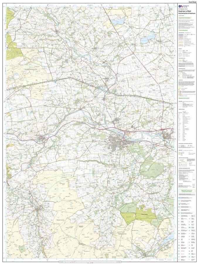 OS Explorer OL 43 Hadrian s Wall