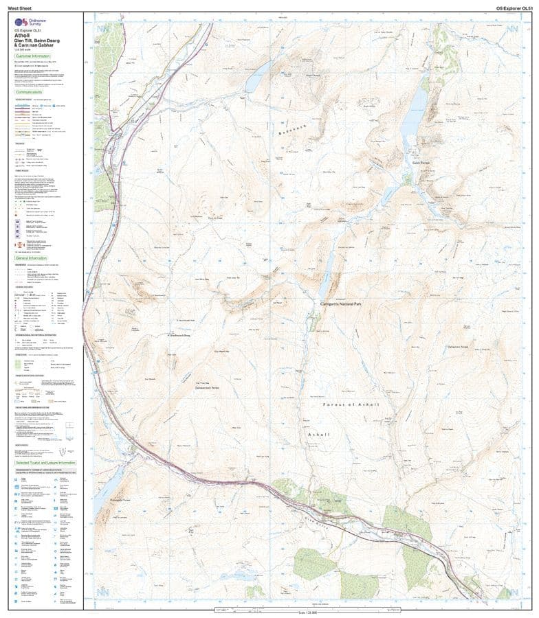 OS Explorer OL 51 Atholl