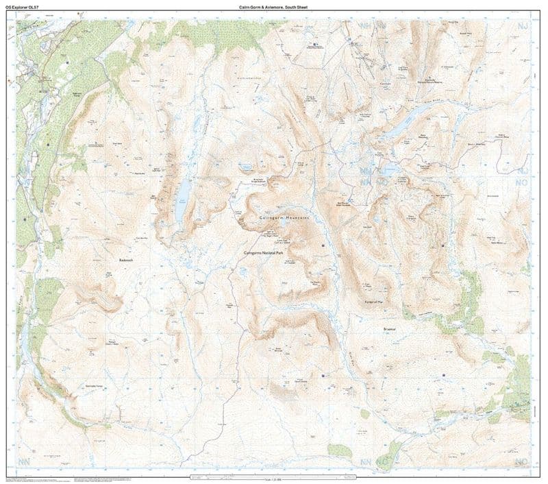 OS Explorer OL 57 Cairn Gorm & Aviemore