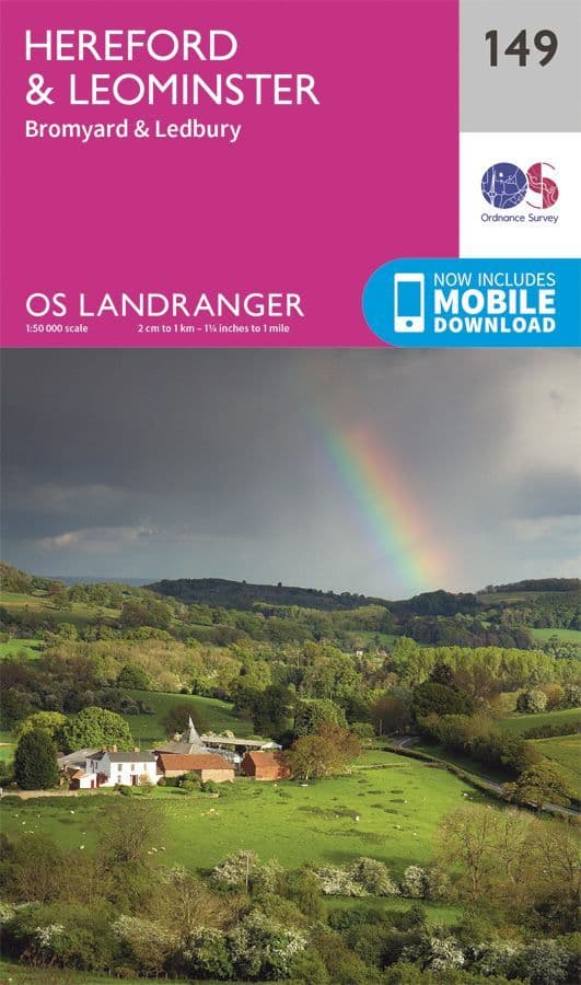 OS Landranger 149 Hereford and Leominster and Fownhope