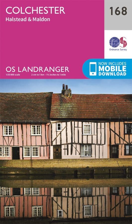 OS Landranger 168 Colchester