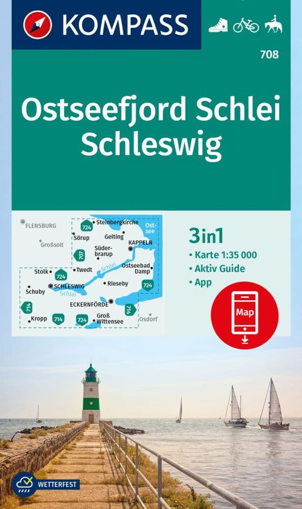 Ostseefjord Schlei Schleswig - Kompass 708