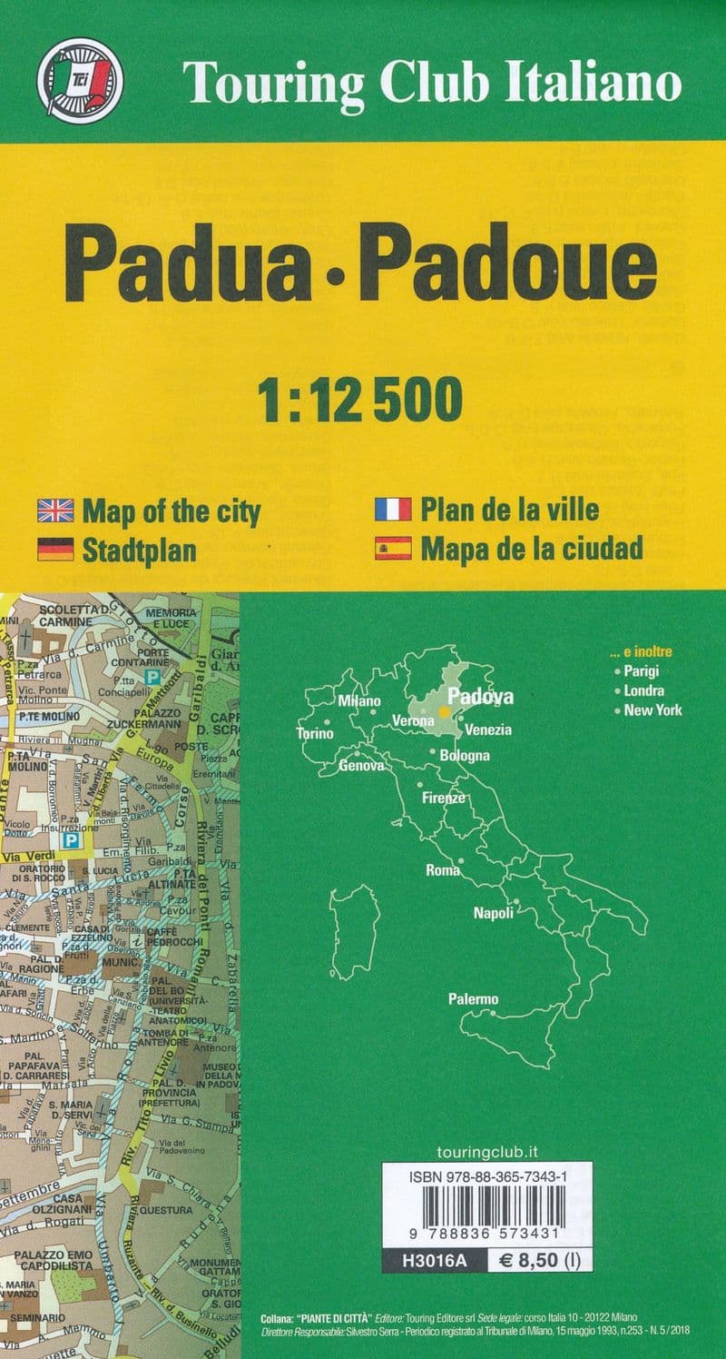 Padova Street Map - TCI