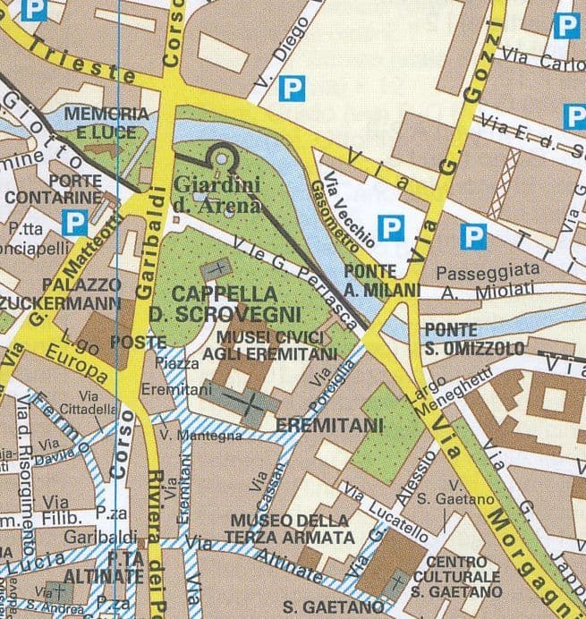 Padova Street Map - TCI