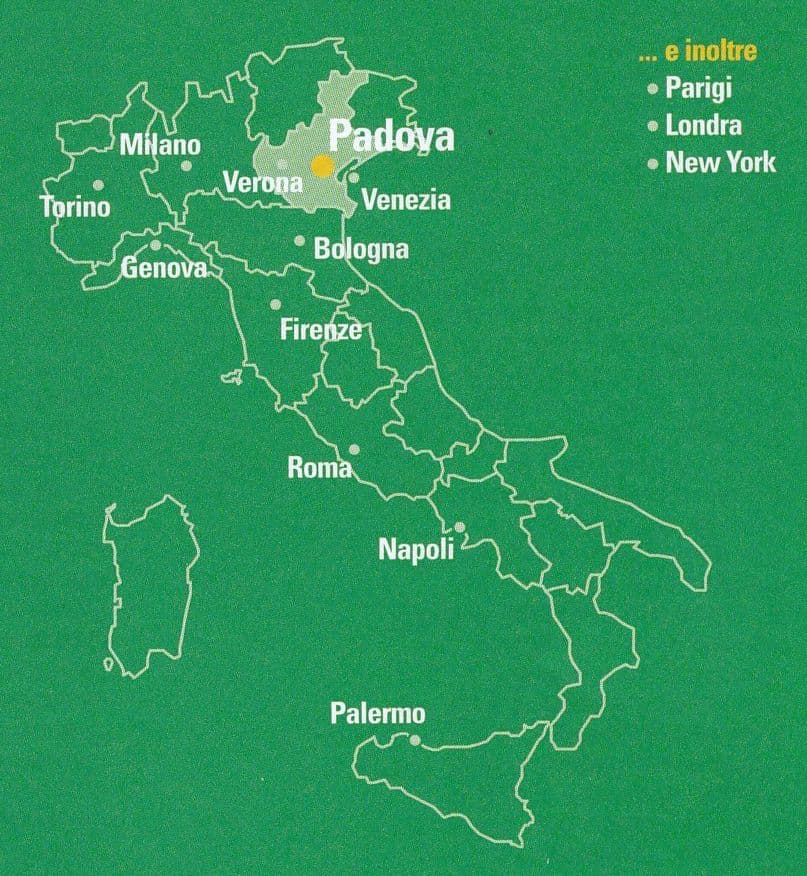 Padova Street Map - TCI
