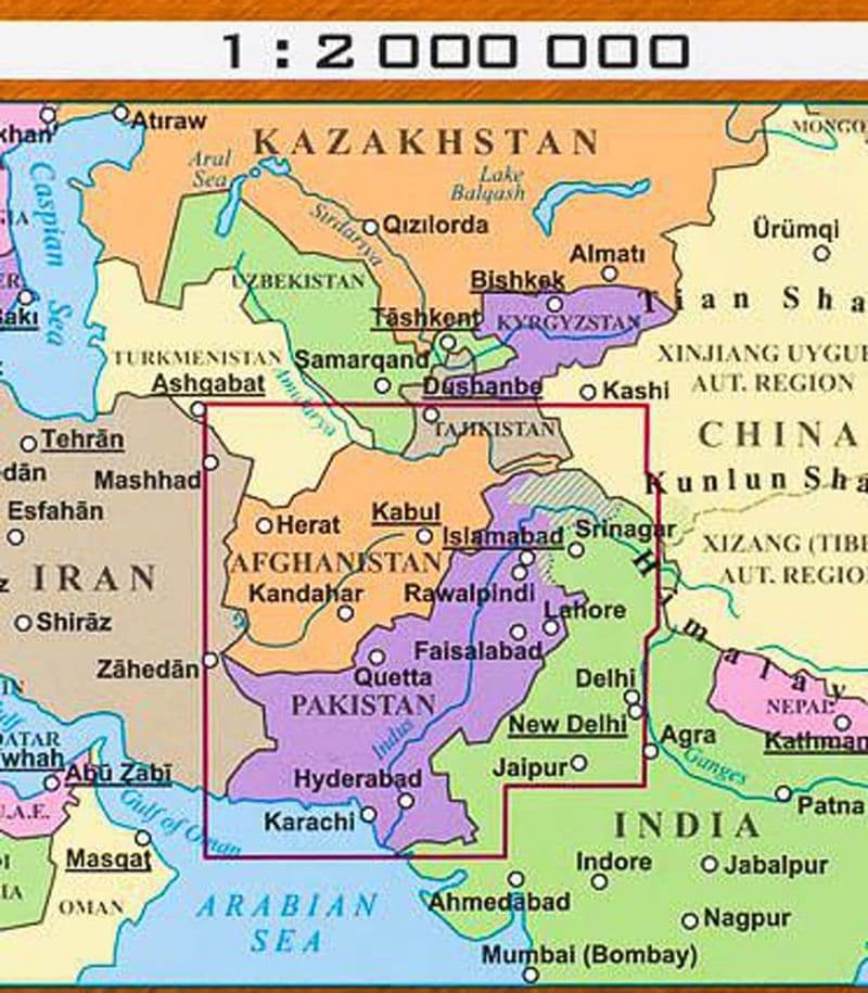 Pakistan Road Map - Gizi