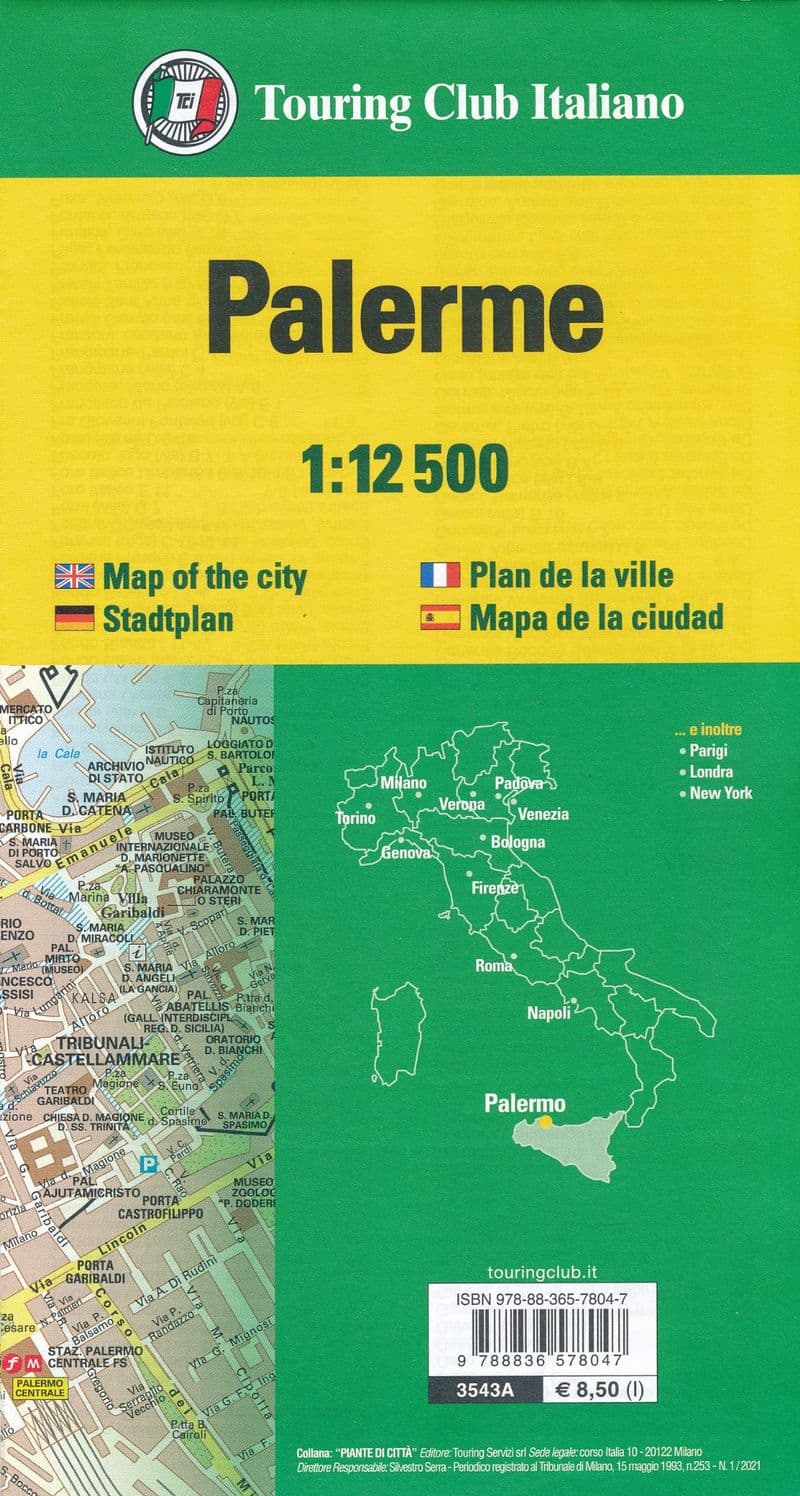 Palermo Street Map - TCI