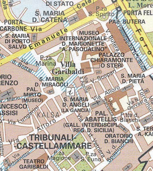 Map Of Palermo Historic City Map Palermo New York Stone 1866 23