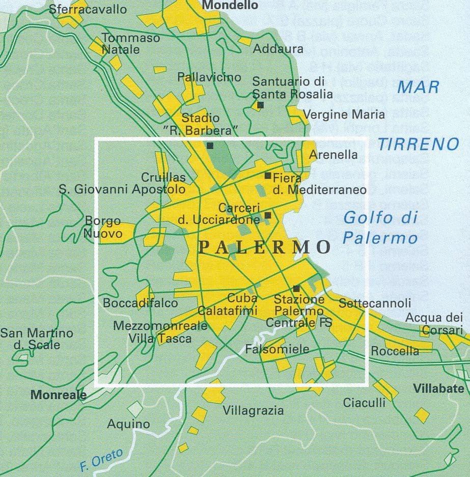 Map Of Palermo Historic City Map Palermo New York Stone 1866 23