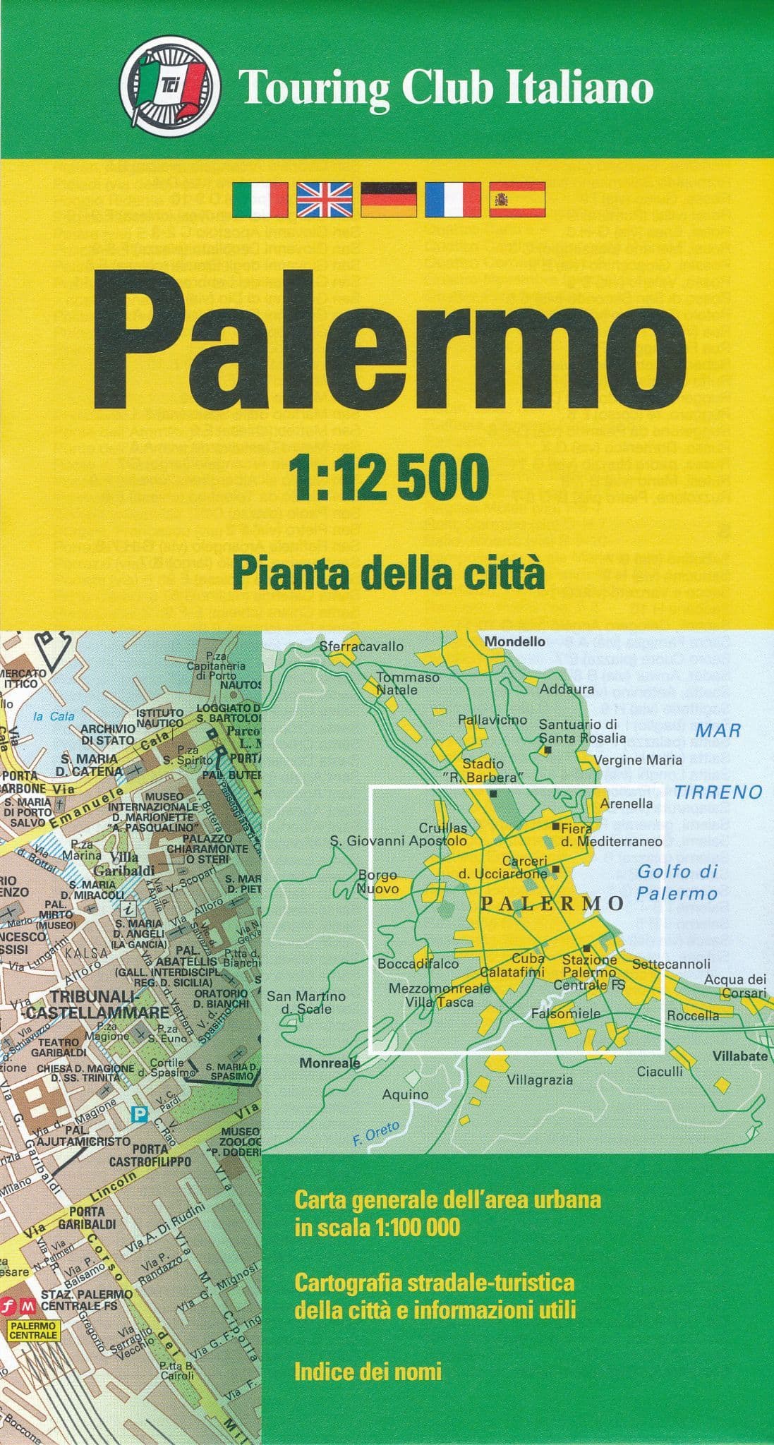 Map Of Palermo Mappa Di Palermo