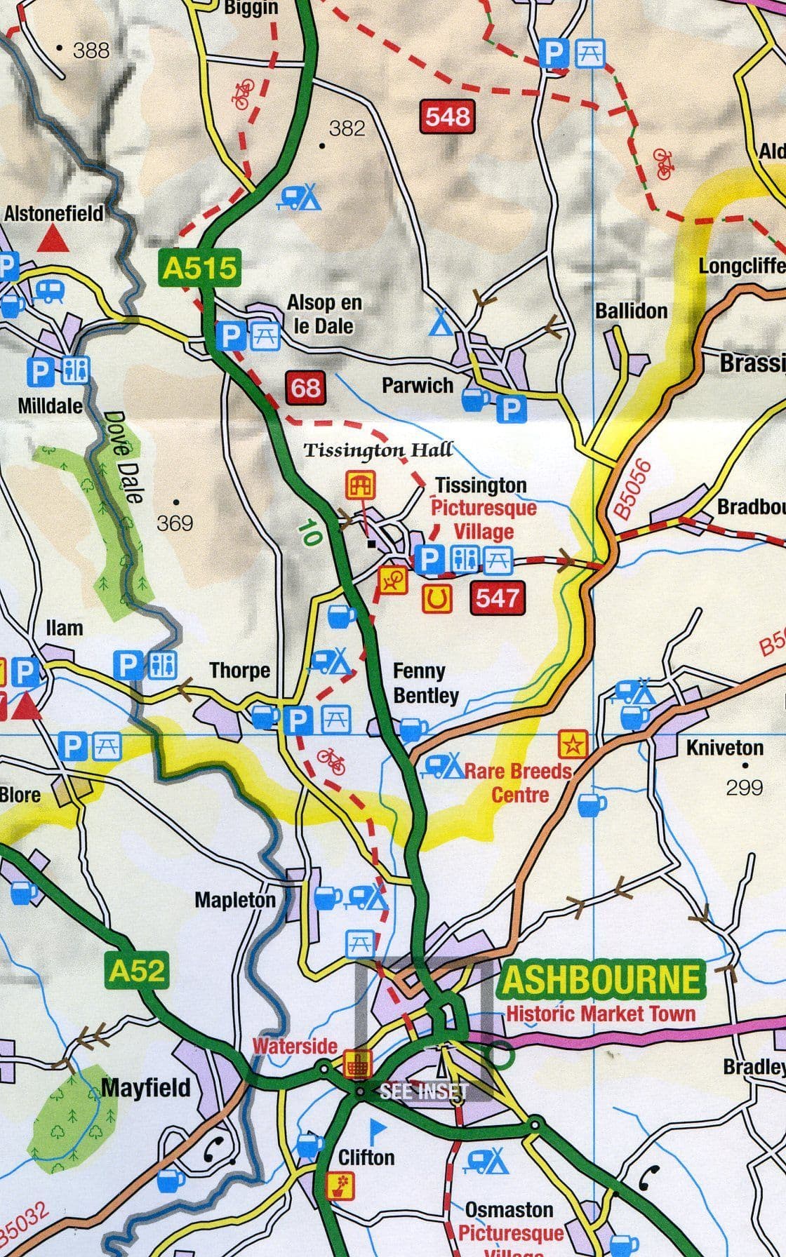 Peak District & Derbyshire - OS Tour Map