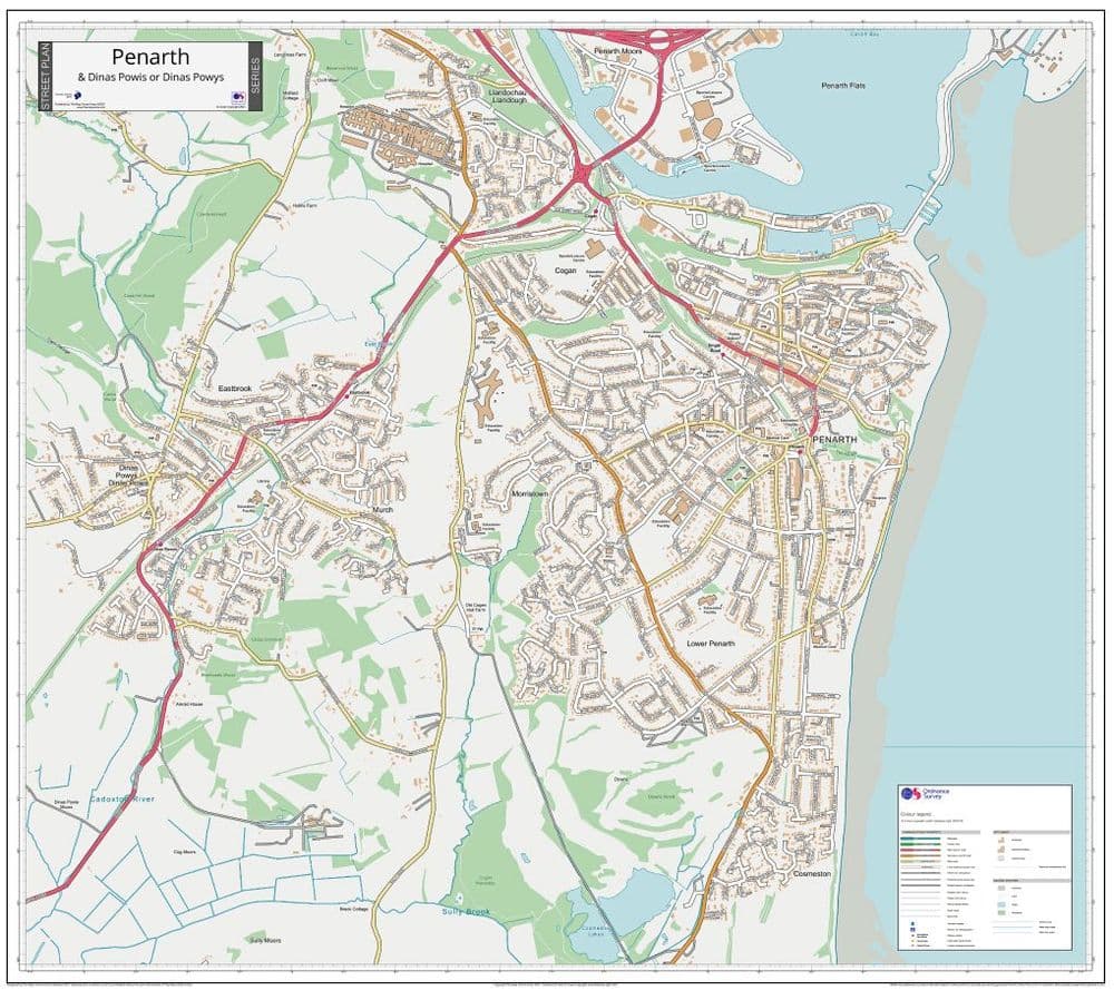 Penarth Street Map