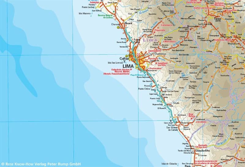 Peru - Road Map - Reise