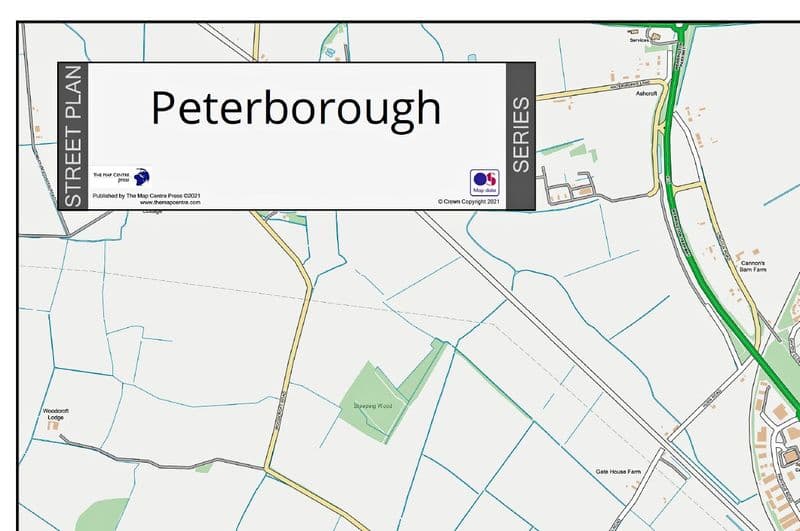 Peterborough Street Map