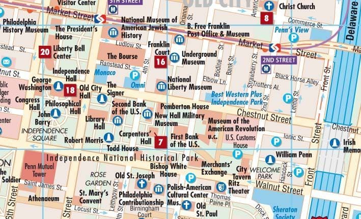 Philadelphia Street Map - Borch