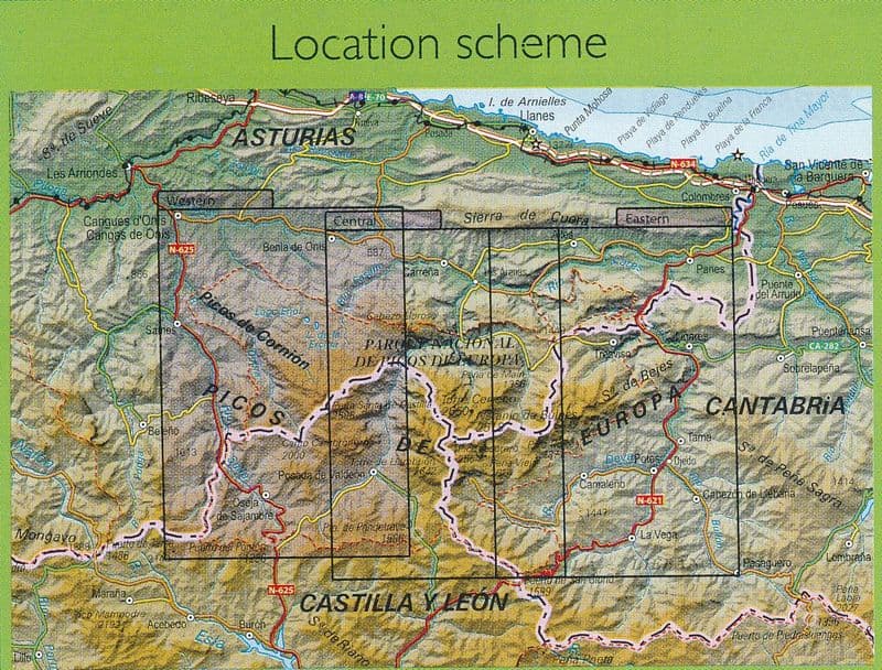 Picos de Europa - CNIG Map Pack & English Guide