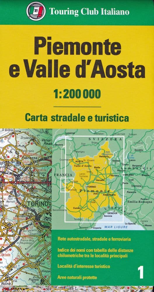Piemonte and the Valle d Aosta - TCI Road Map