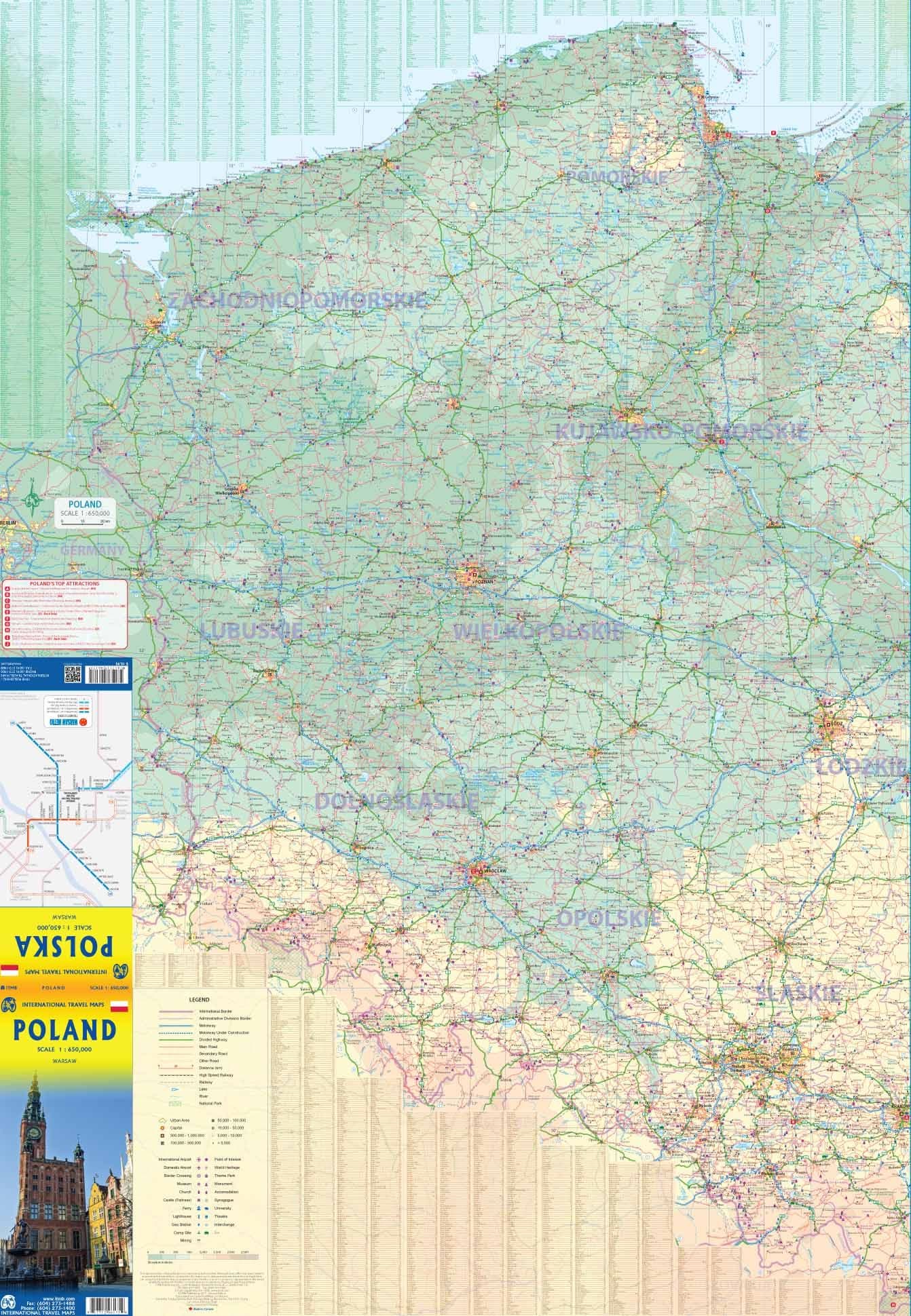 Poland - Travel Map - ITM
