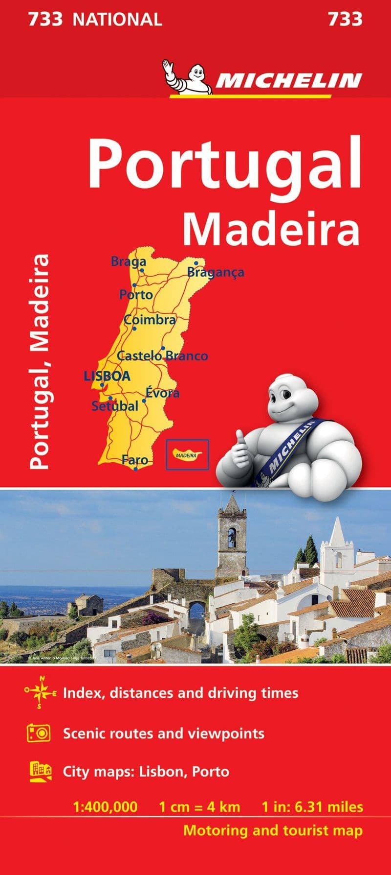 Portugal and Madeira - Michelin National Map 733