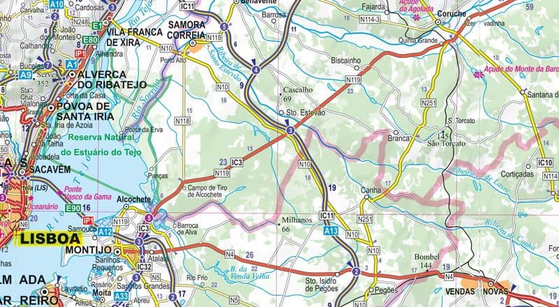 Portugal - Road Map - Comfort & x28;EXP& x29;