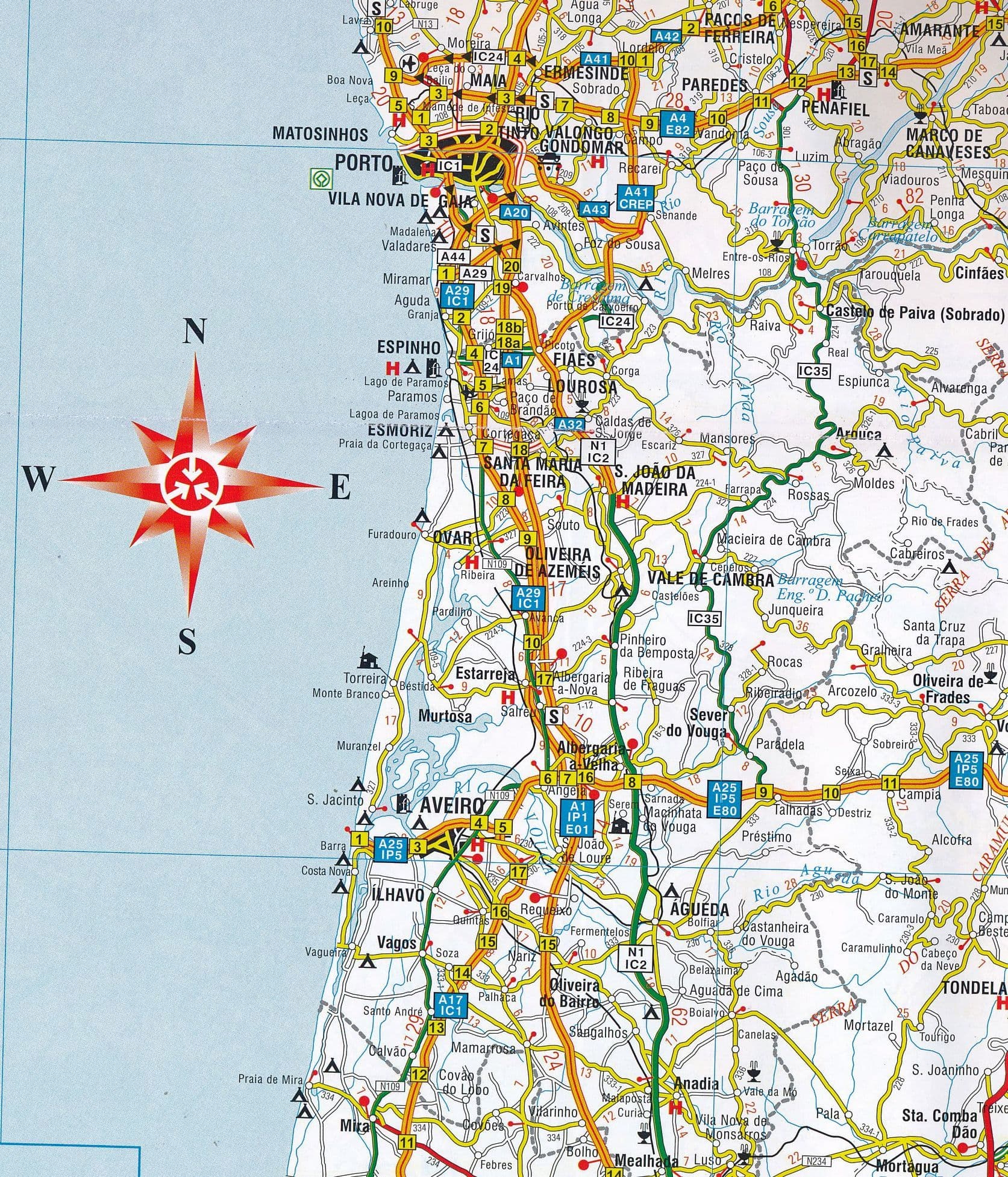 Portugal - Road Map - Turinta