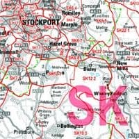 UK Postcode Wall Maps