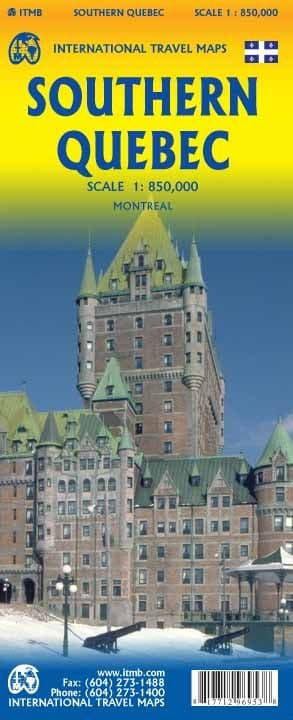 Quebec Southern Travel Map