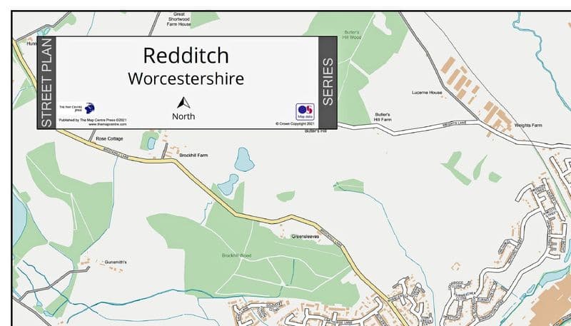 Redditch Street Map